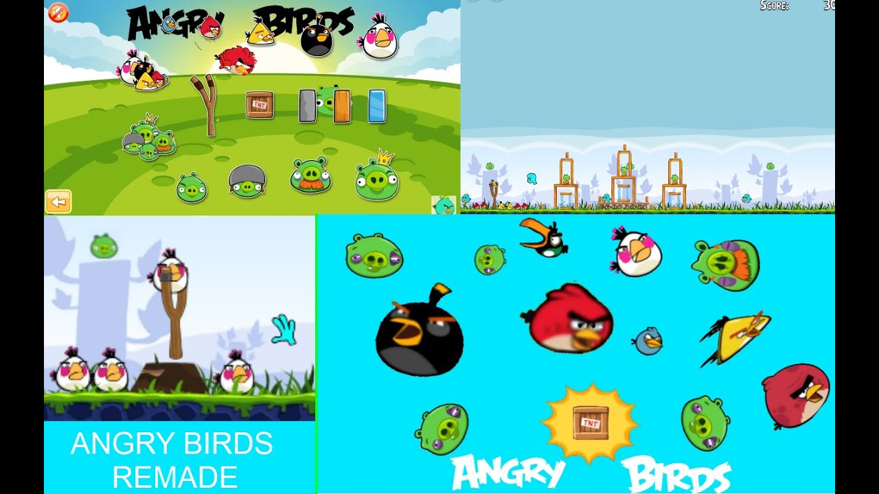 Angry Birds REMADE Beta 1 by The Blued 65 - YouTube
