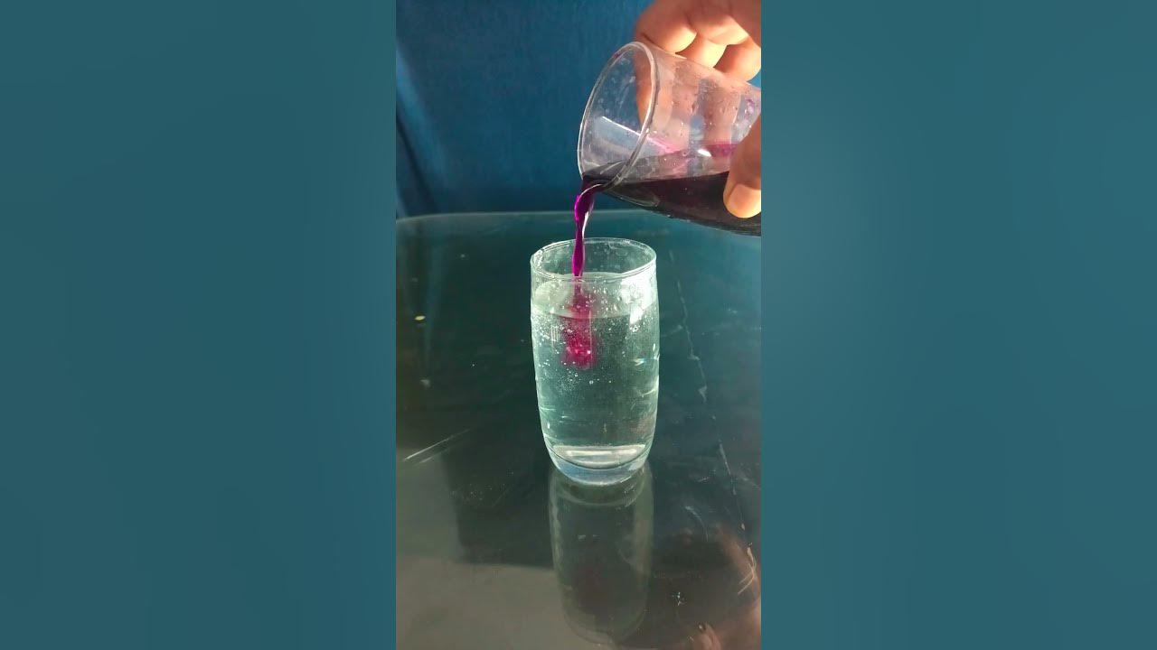 Shorts Simple Science Tricks Water And Potassium Permanganate Hydrogen