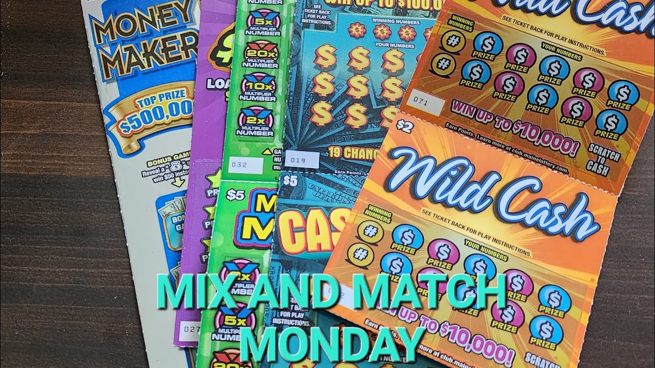 Mix and Match Monday》Wild Cash - Money Maker《$70 Maine Scratch offs ...