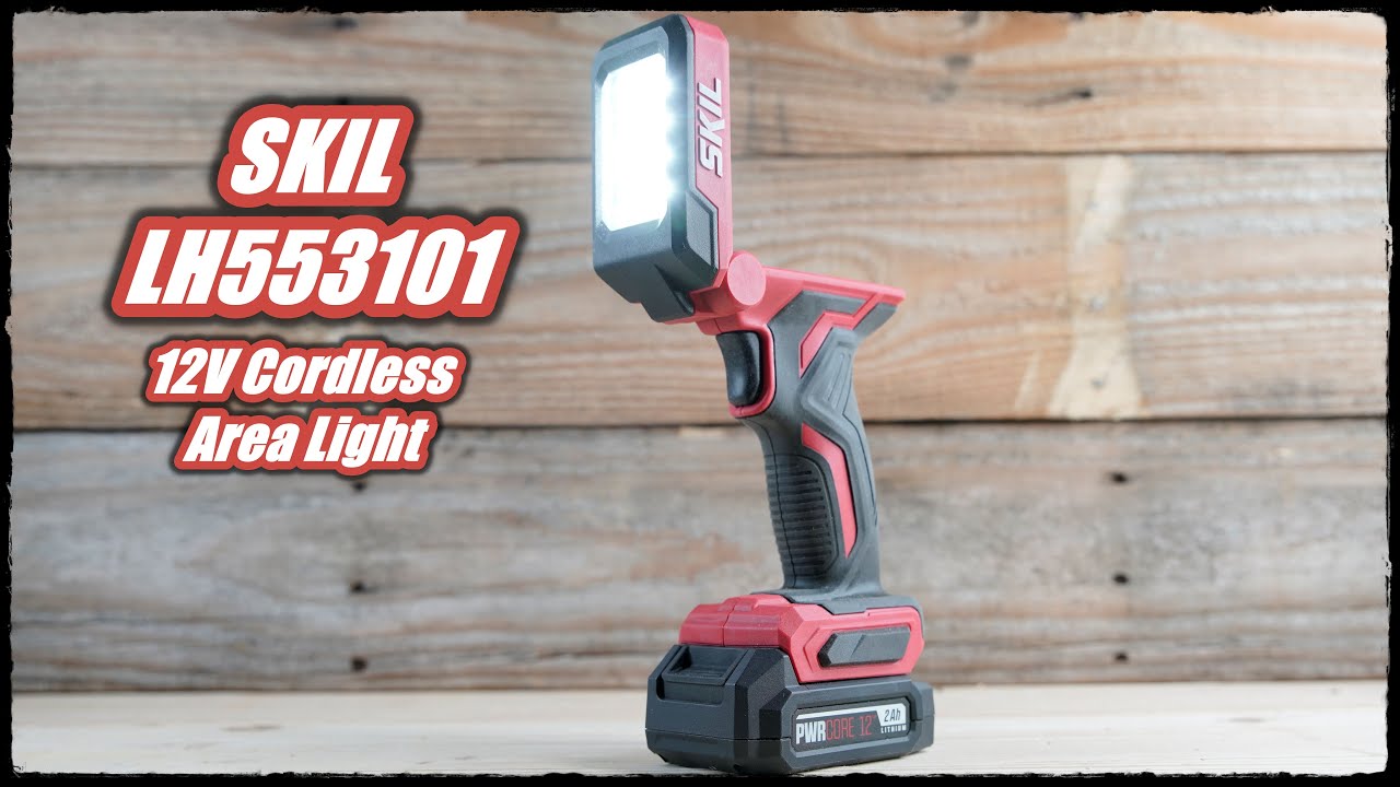 Review Skil Lh553101 12v Area light - YouTube