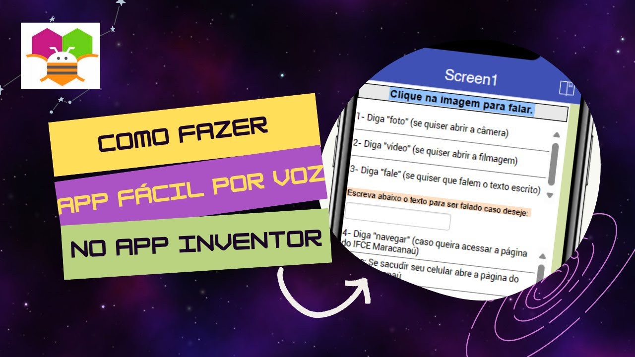 Como criar um app com comando de voz (MIT App Inventor) - YouTube