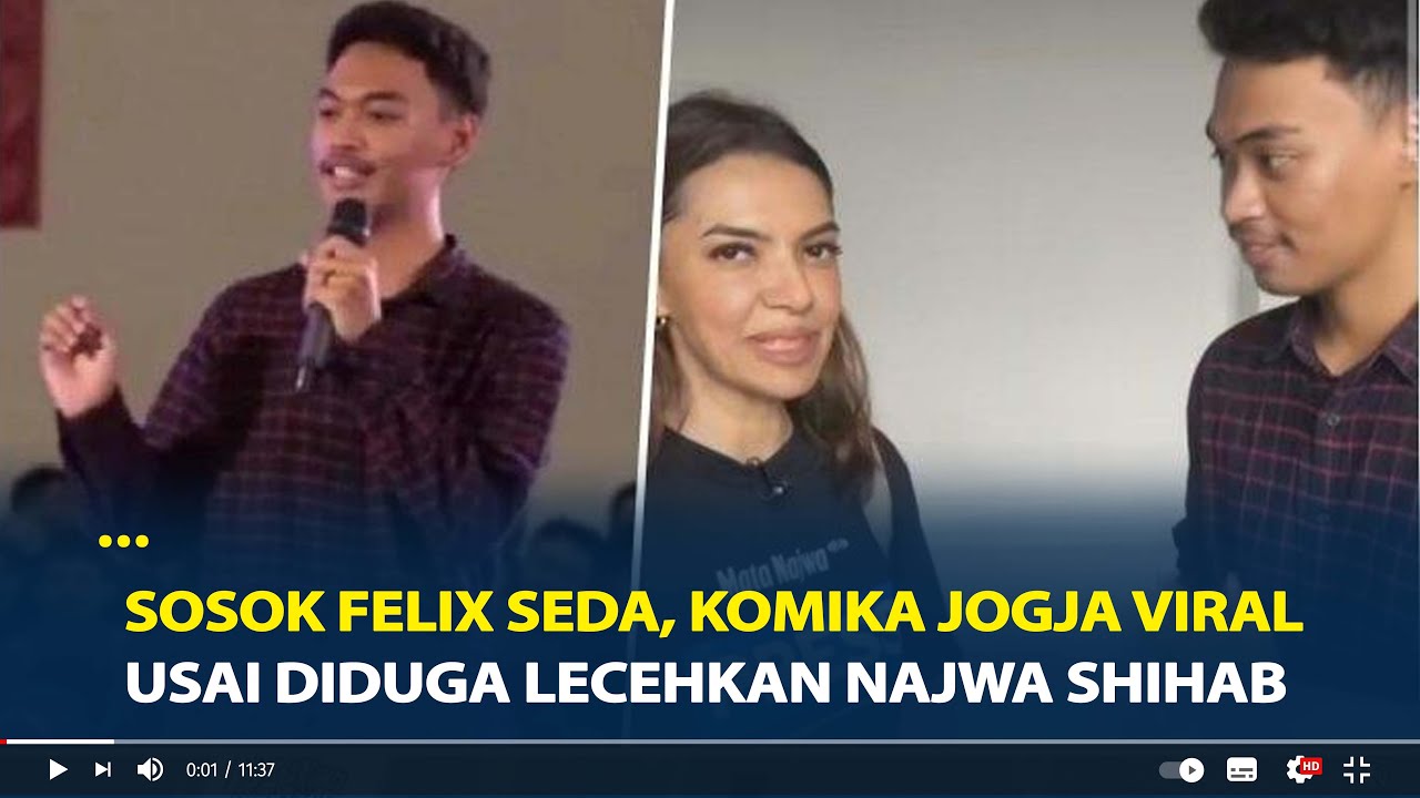 Sosok Felix Seda, Komika Jogja Viral usai Diduga Lecehkan Najwa Shihab ...