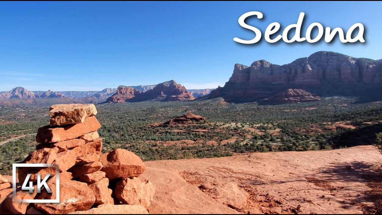 Natural Healing Vortex in Sedona. Relaxing walk to Bell Rock [4K UHD ...