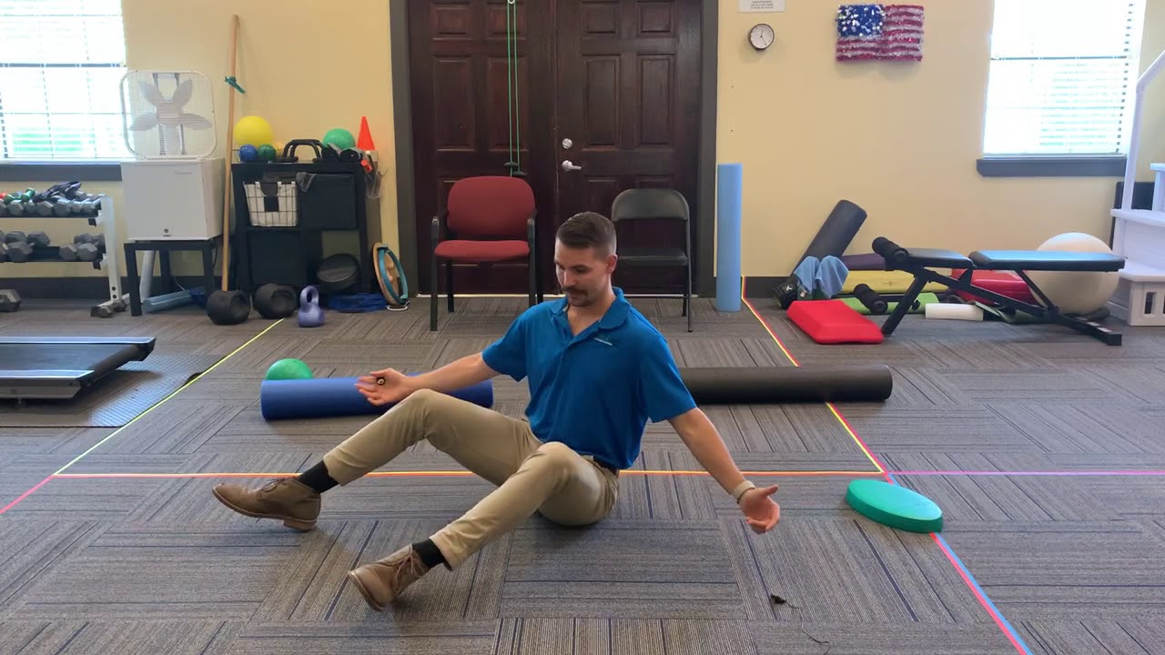 Hip & Knee Station: 90/90 Hip Box - YouTube