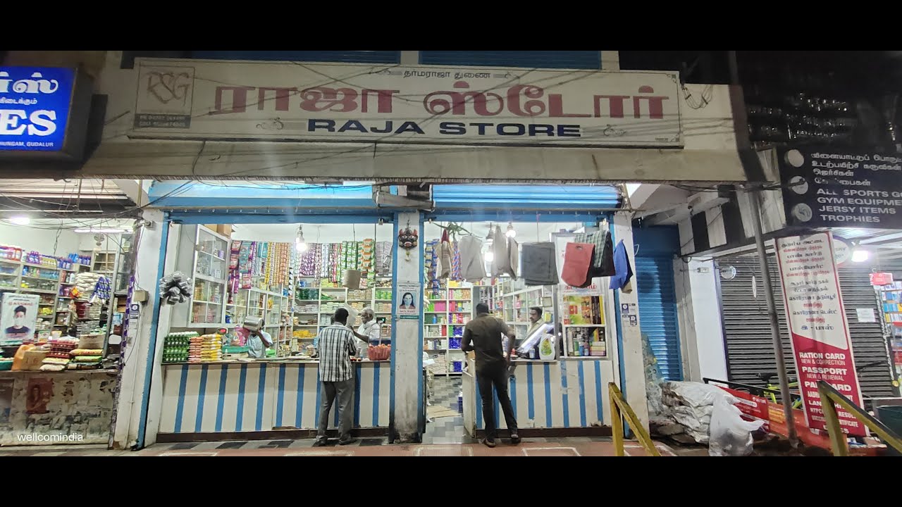 Provisional Stores in Gudalur | Raja Stores in Gudalur | #wellcomindia ...