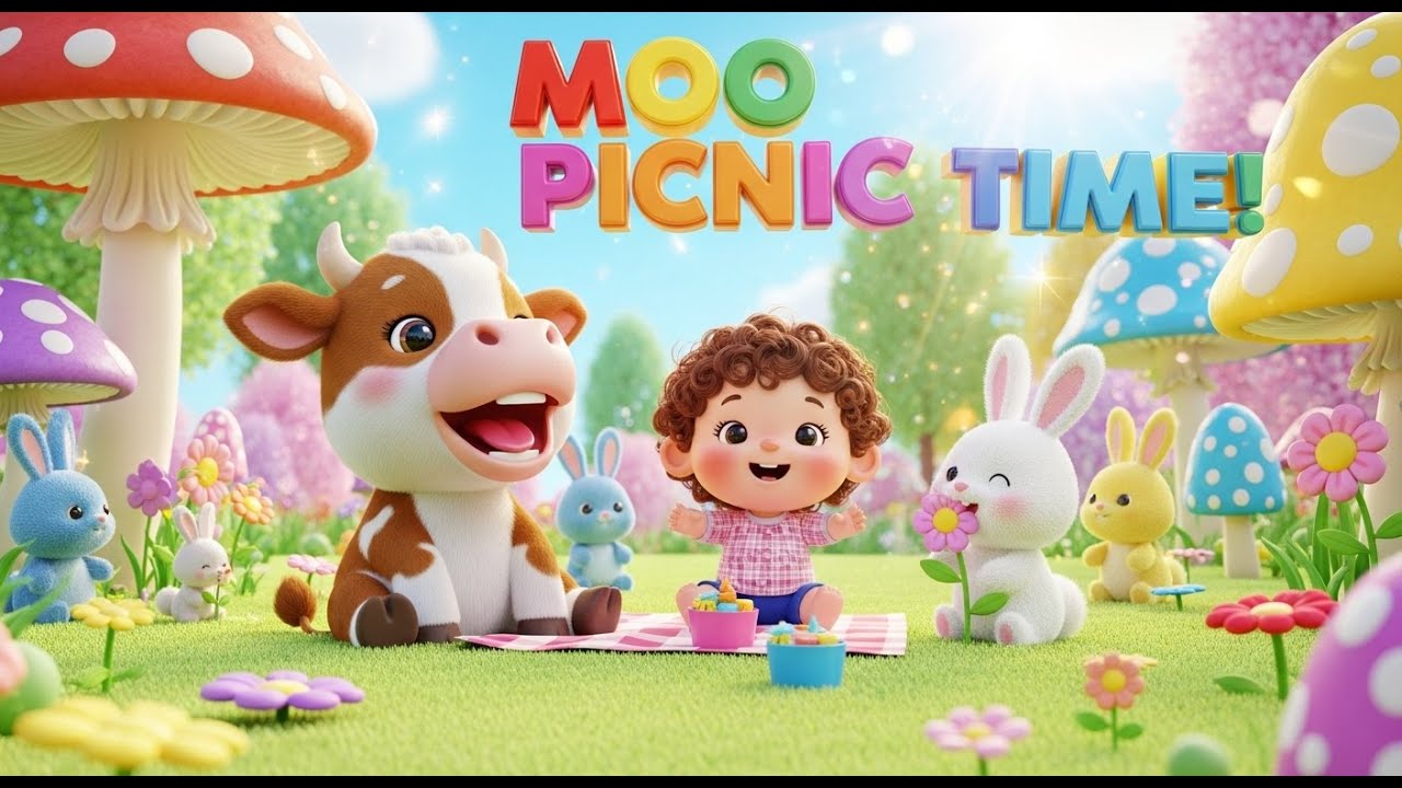 Baby Cow Say Moo Moo Moo | Fun Animal Song for Kids | Toddler Sing ...
