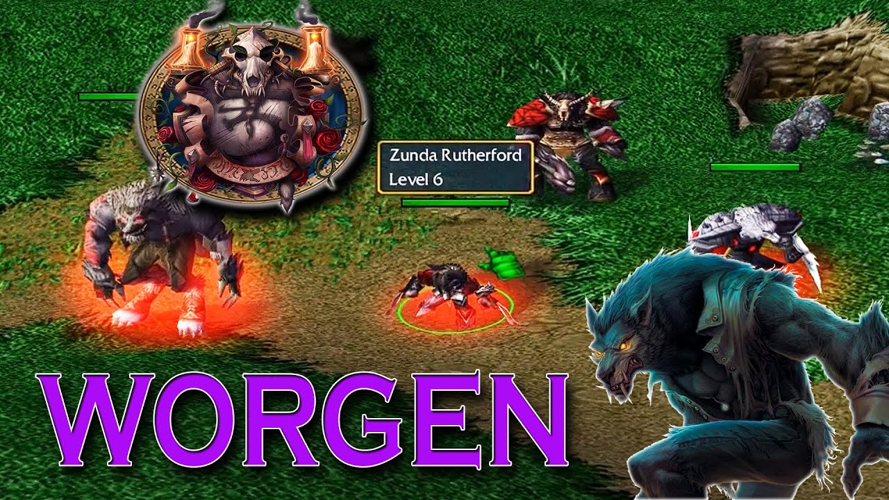Worgen Race Showcase Gameplay - Warcraft 3 Custom Race Review - YouTube