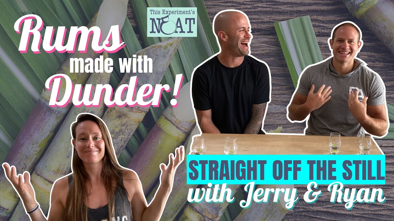 Tasting RUMS made with DUNDER *Straight Off the Still* - YouTube