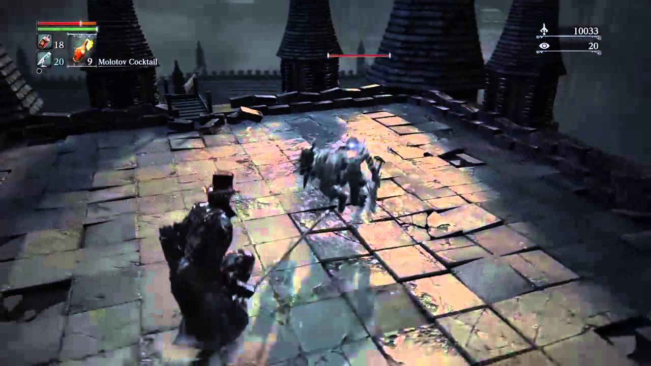 Bloodborne - Retired Hunter Djura (machine gun guy) defeats himself ...