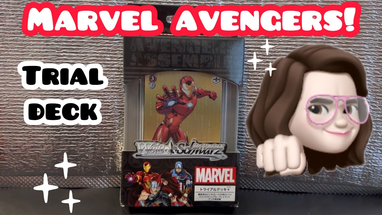 Marvel Avengers Weiss Schwarz Trial Deck Opening! - YouTube