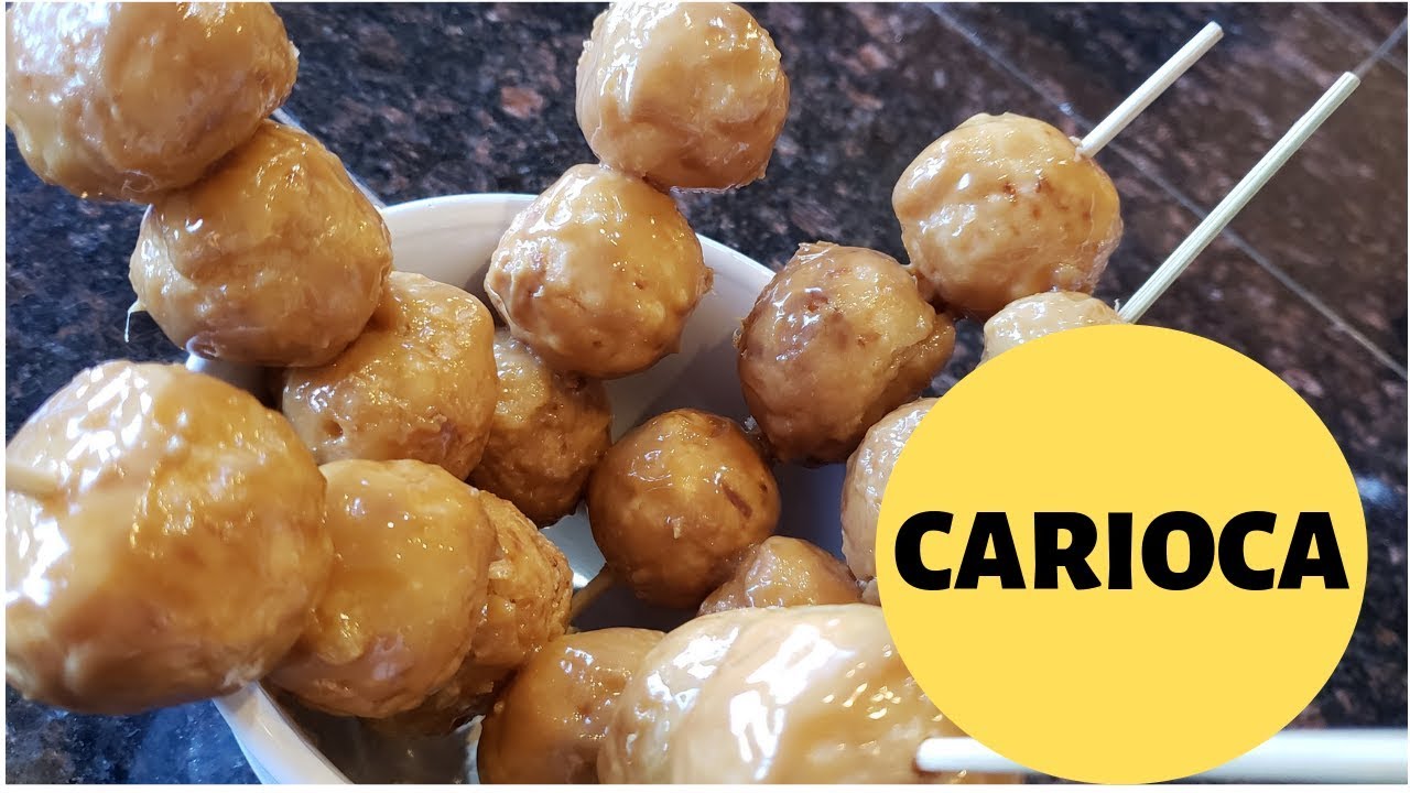 CARIOCA (FRIED SWEET RICE BALLS) - YouTube