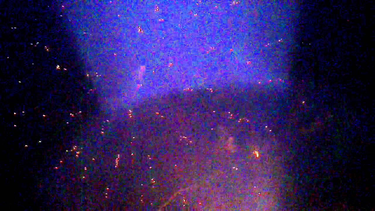 Bonfire & Fireworks Show on Miss River Gramercy, LA Chrismas Eve 2011 ...