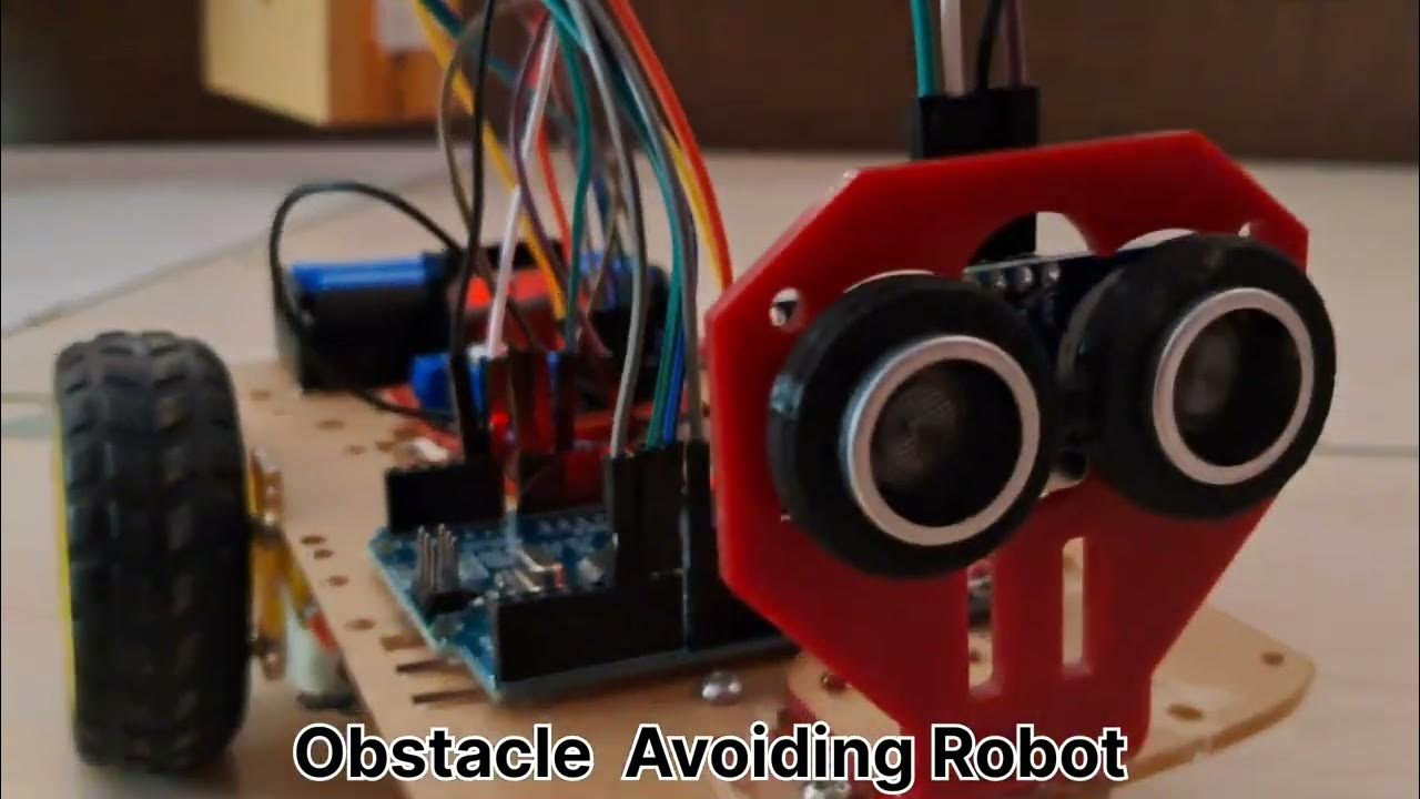 2WD Obstacle Avoiding robot | How to Work Obstacle Avoiding project ...