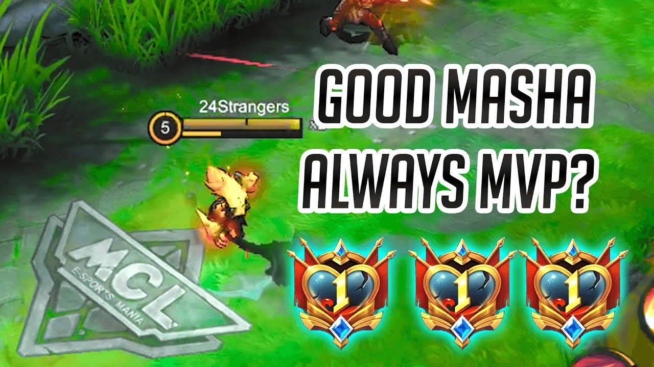 Good Masha Always MVP? Best Item Build plus MCL Gameplay | Top Global ...