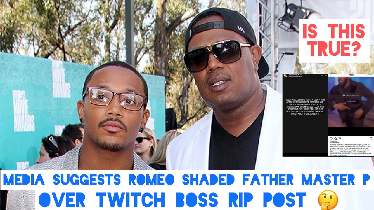 Did ROMEO MILLER Really Call Out MASTER P?? After His RIP tWitch Mental ...