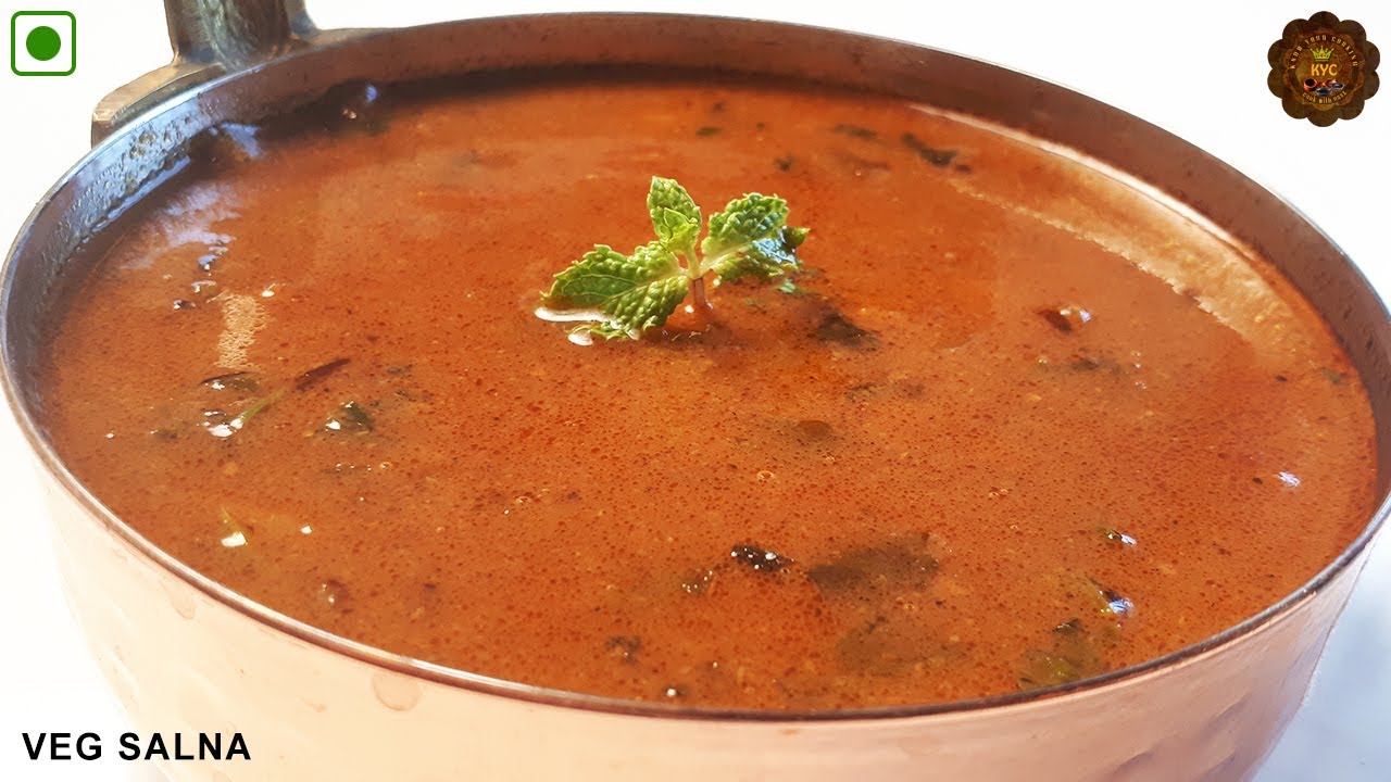 Vegetable Salna | Parotta Salna | Spicy veg Salna | Vegetable Kurma ...