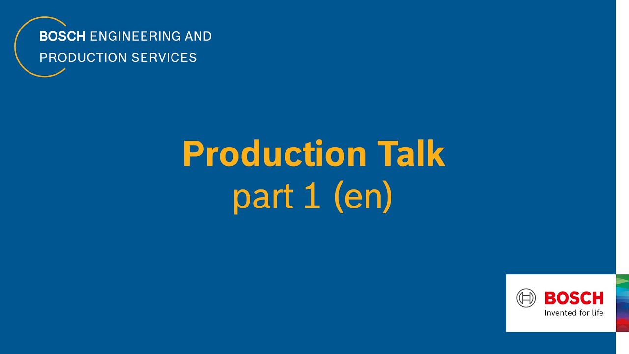 Production Talk - Part1 (EN) - YouTube