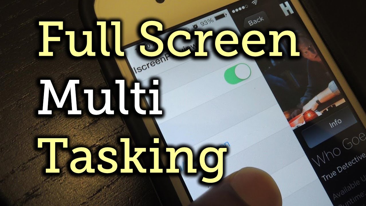 Get Full Screen Running App Previews in the iOS 7 Multitasking Menu - iPad, iPhone [How-To ...