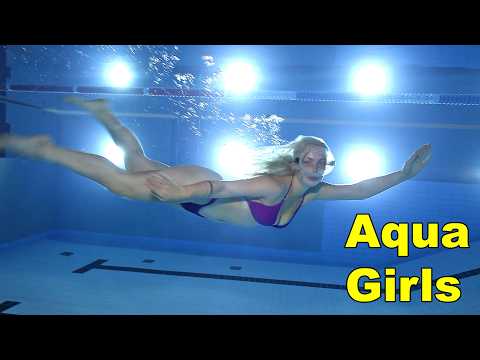 Underwater Woman Bikini Swimming