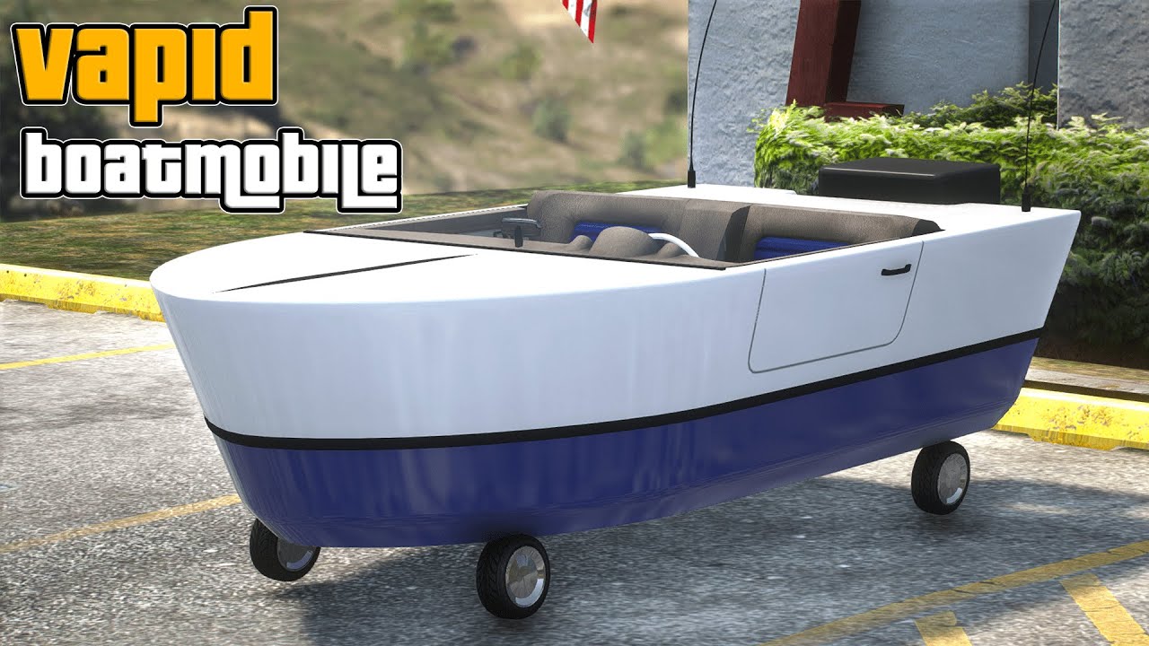 Vapid Boatmobile (SpongeBob Boatmobile) | GTA V Lore Friendly Car Mods ...