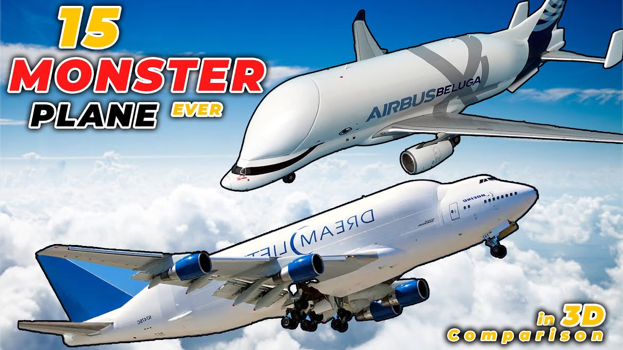 ️TOP 15 Monster Plane ever Built 3D Comparison - YouTube
