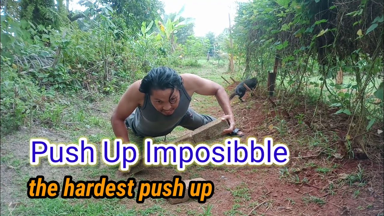 IMPOSSIBLE PUSH UP BRICK/CAN YOU DO THIS PUSH UP/TRY THIS PUSH UP BRICK ...