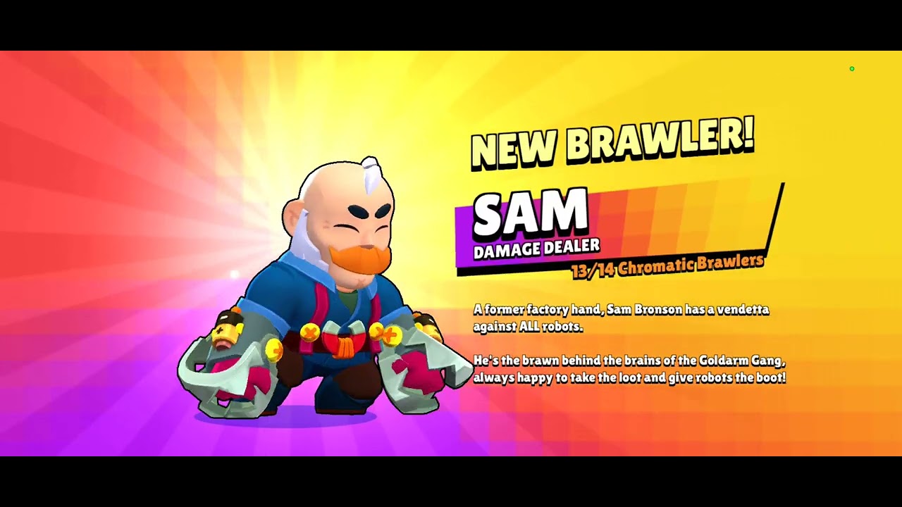 Brawl Stars Sam - YouTube