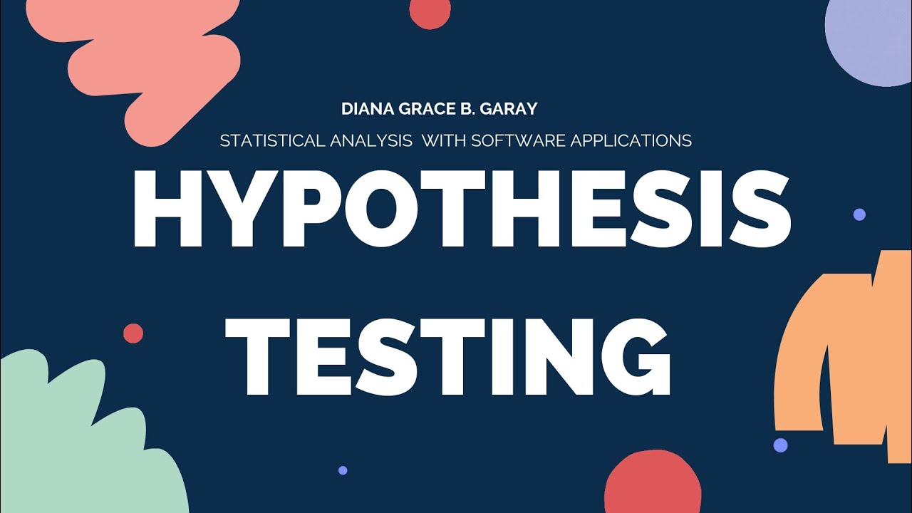 "HYPOTHESIS TESTING AND STATISTICAL HYPOTHESIS TESTING" (GARAY_STAT ...