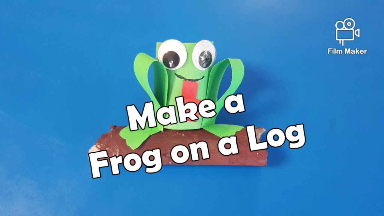 A Frog on a Log Craft - YouTube