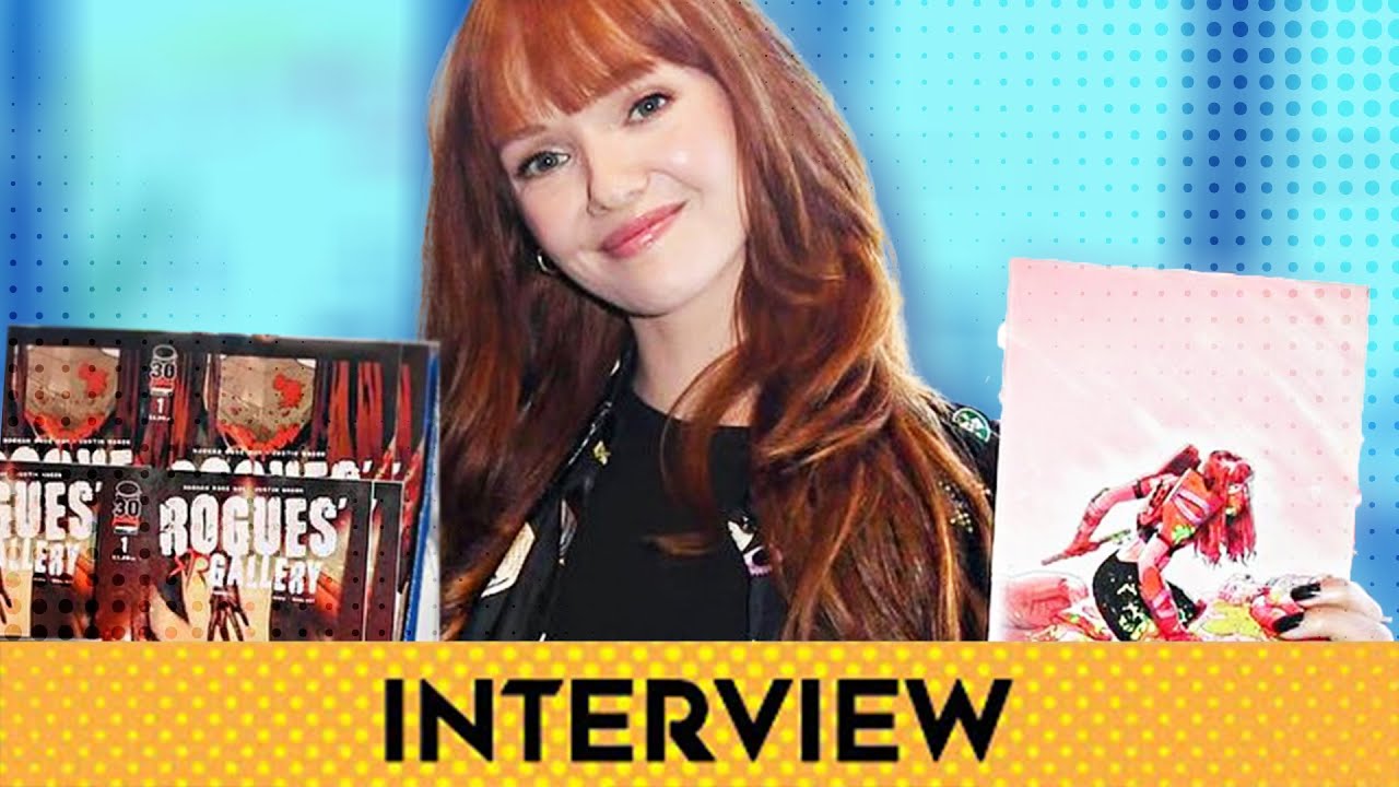 NYCC: Hannah Rose May Talks Rogues' Gallery and its TV Adaptation - YouTube