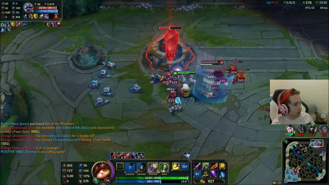 The Rain Man Teemo to Masters Stream Highlights Part 1 - YouTube