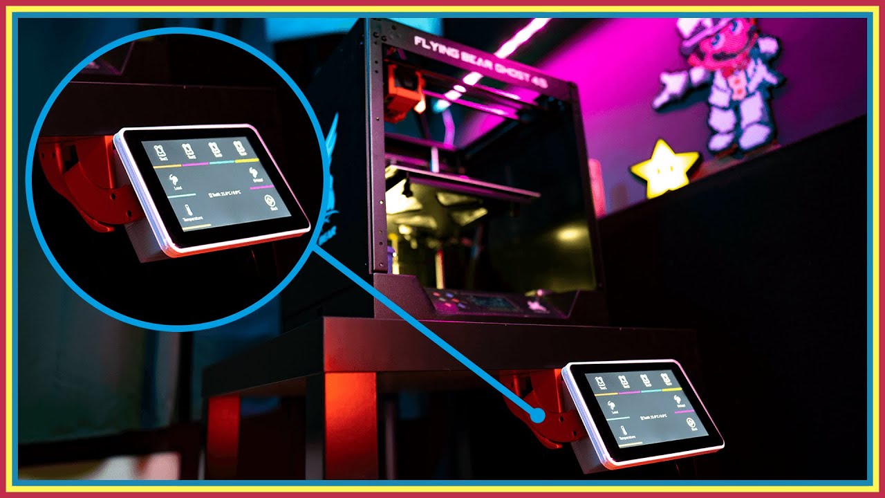 Mega KLAPPBARER Touchscreen für DEINEN 3D Drucker | Octoscreen Octopi ...
