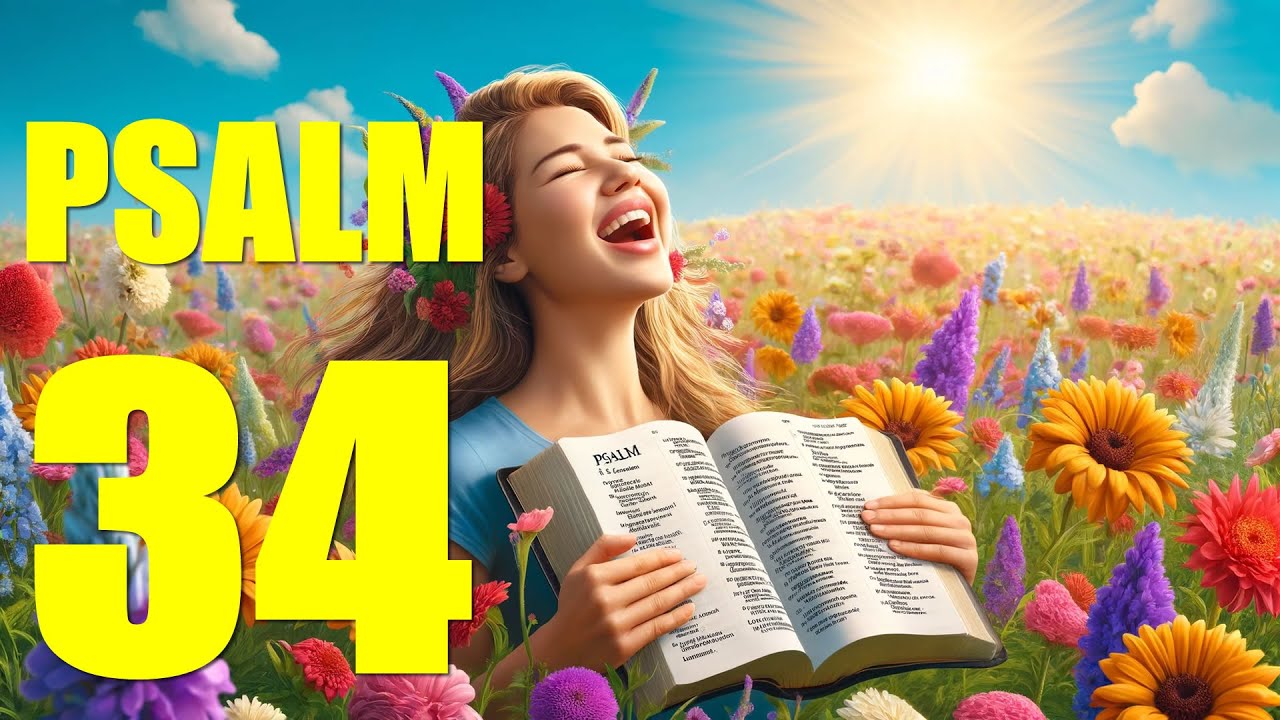 Psalm 34 The Happiness Of Those Who Trust In God With Words KJV