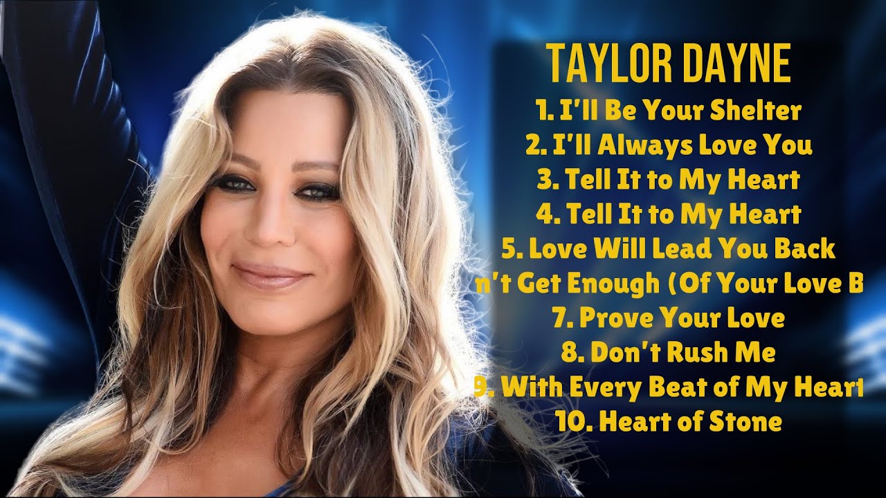 Taylor Dayne-The essential hits mixtape-Premier Songs Mix-Linked - YouTube