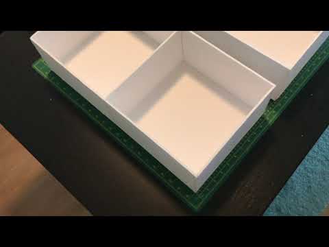 Cheap, Easy Way to Make Foam Core Storage Boxes - YouTube