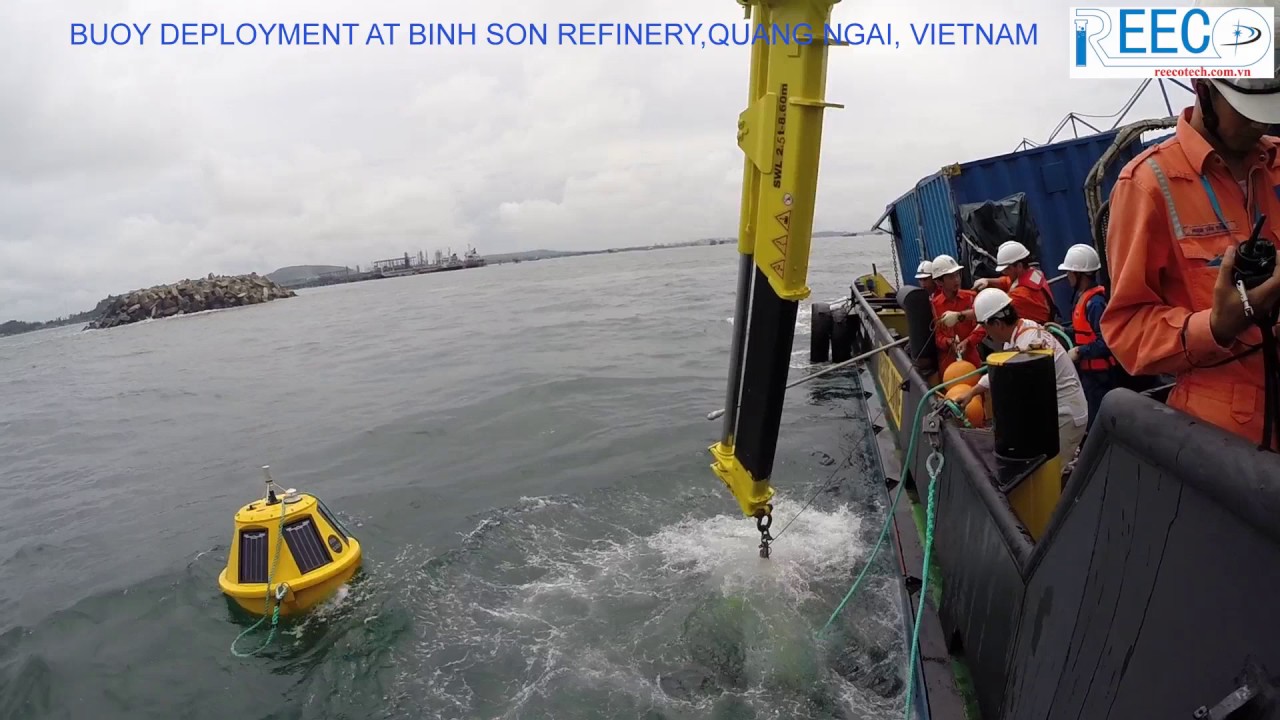 Wave Measurement Buoy Deployment by REECOTECH - YouTube
