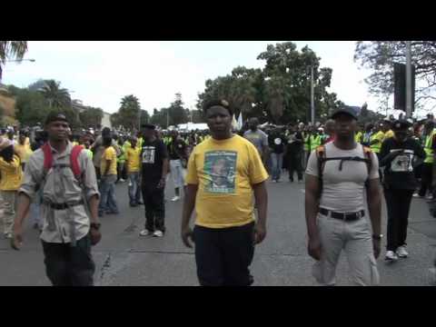 ANCYL march for economic freedom heads to JSE - YouTube