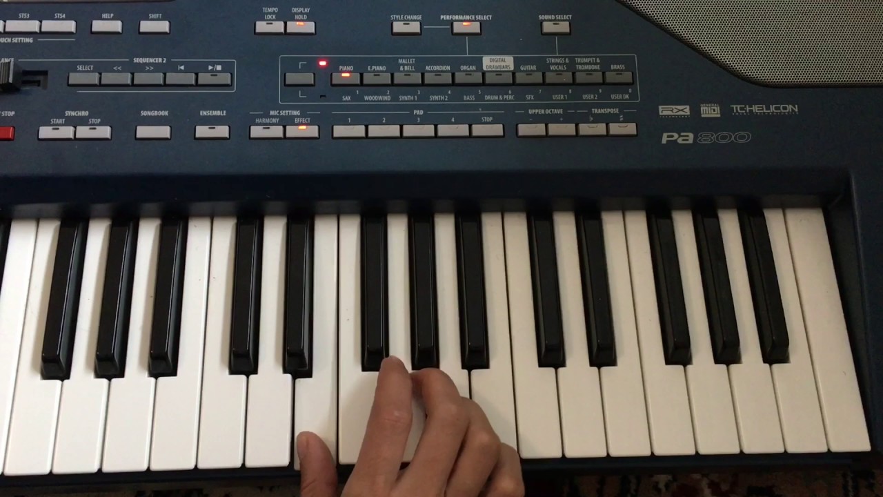 Afghan Keyboard 🎹- Gunjeshkak basic tutorial - YouTube