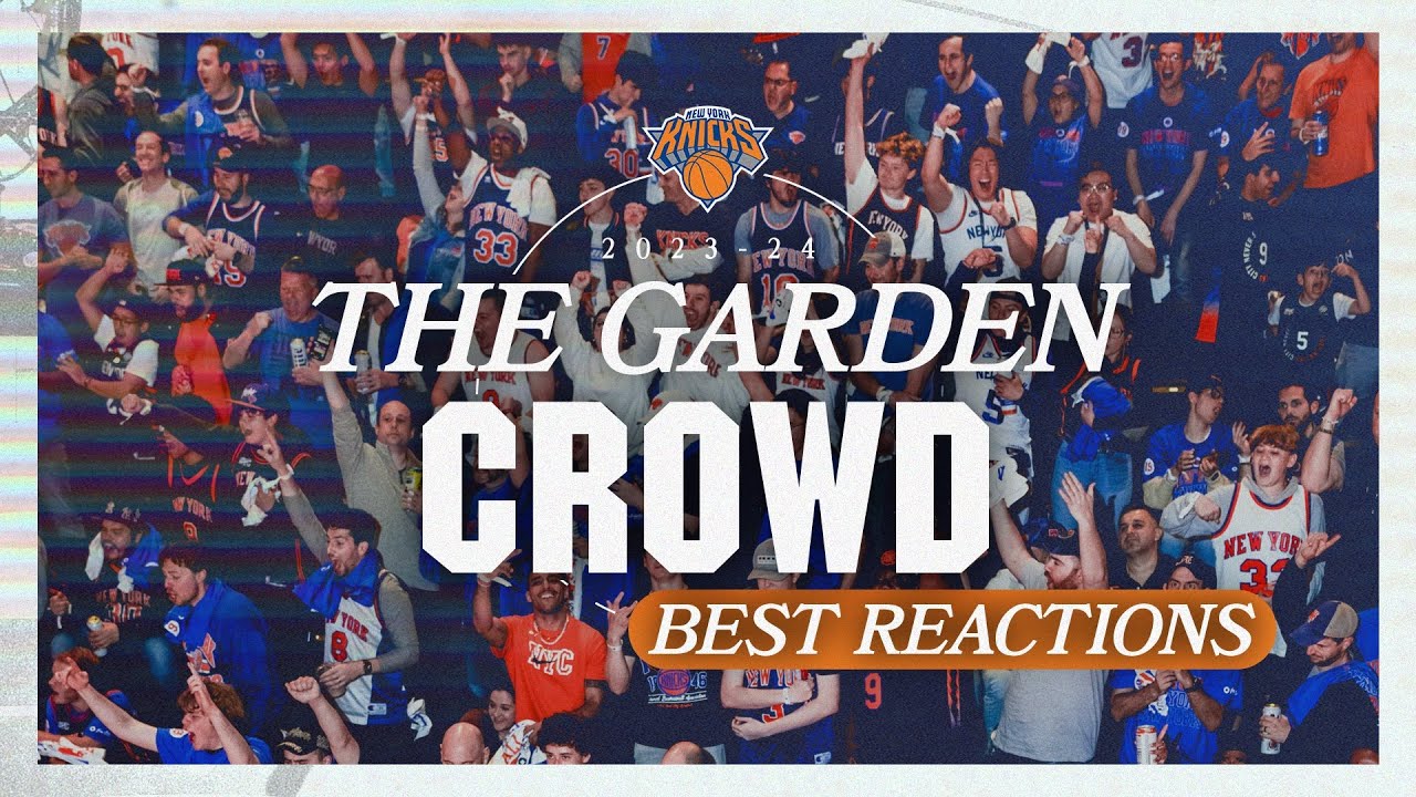 MSG crowd eruptions but they get increasingly more INSANE! - YouTube