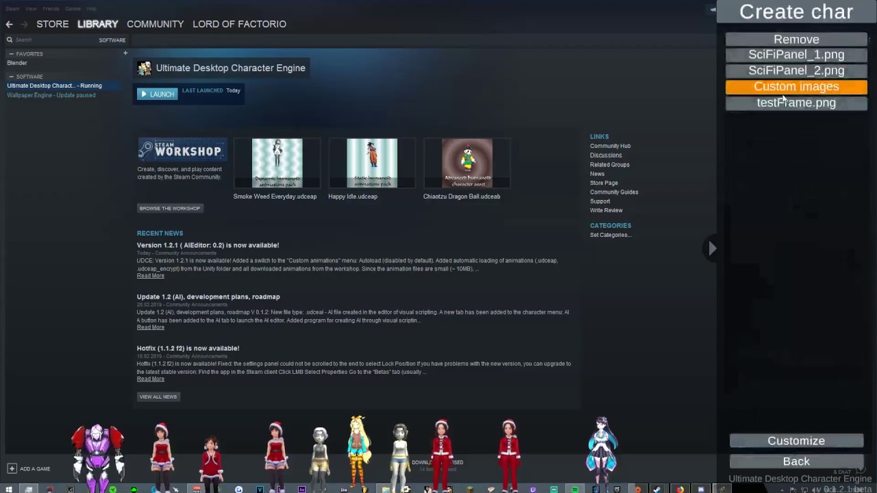 Ultimate Desktop Character Engine - YouTube