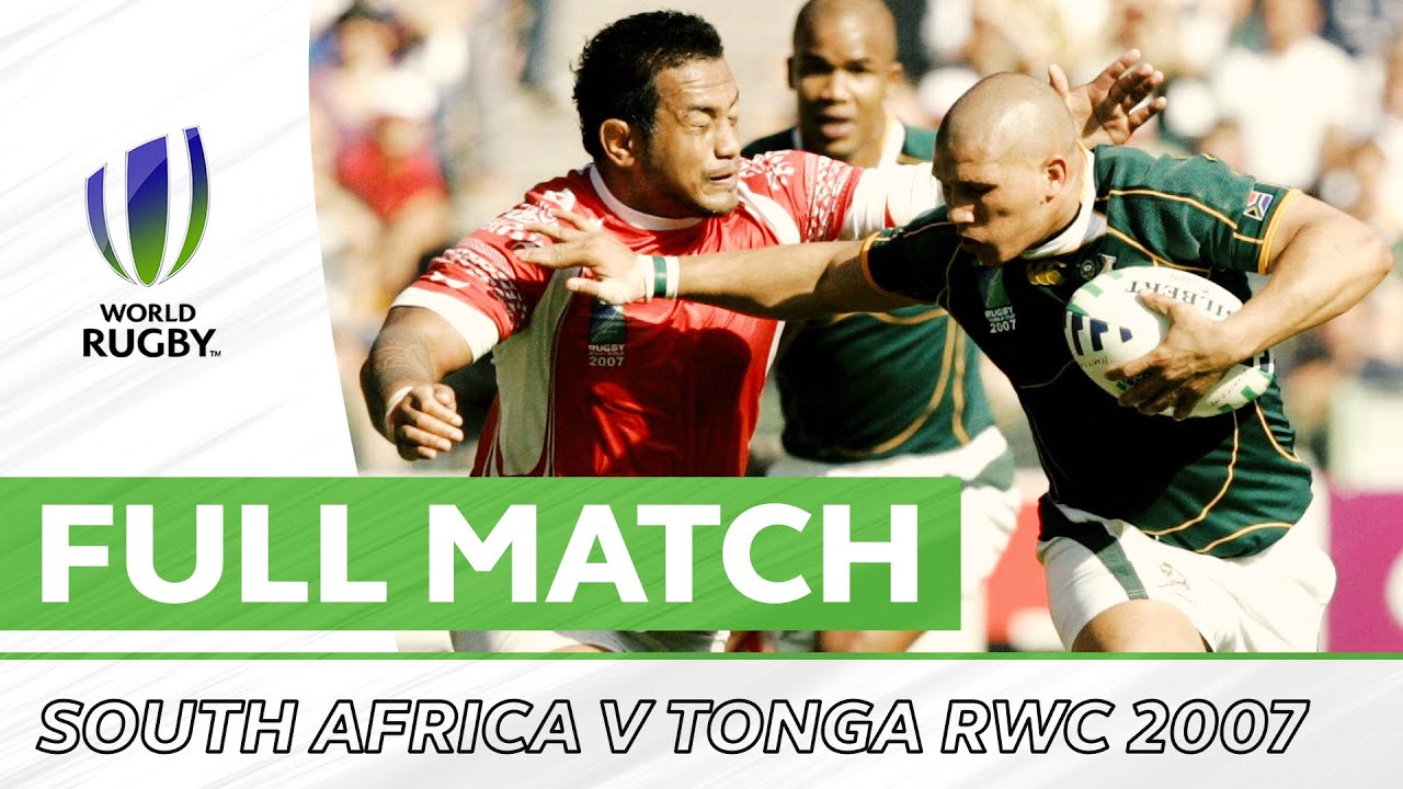 Rugby World Cup 2007: South Africa v Tonga - YouTube
