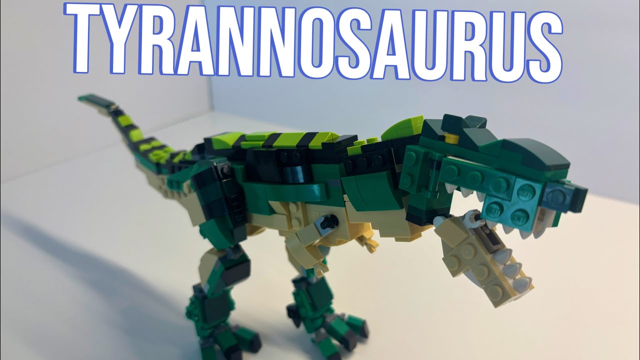 Lego Jurassic Park Tyrannosaurus Rex Tutorial - YouTube