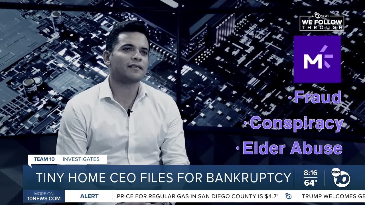 CEO of tiny home company sued for fraud files for bankruptcy - YouTube