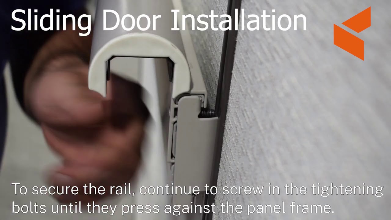 O2™ Sliding Cubicle Door - Assembly & Installation - YouTube
