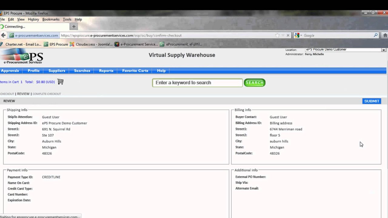 ePS Procure QuickDemo2 - YouTube