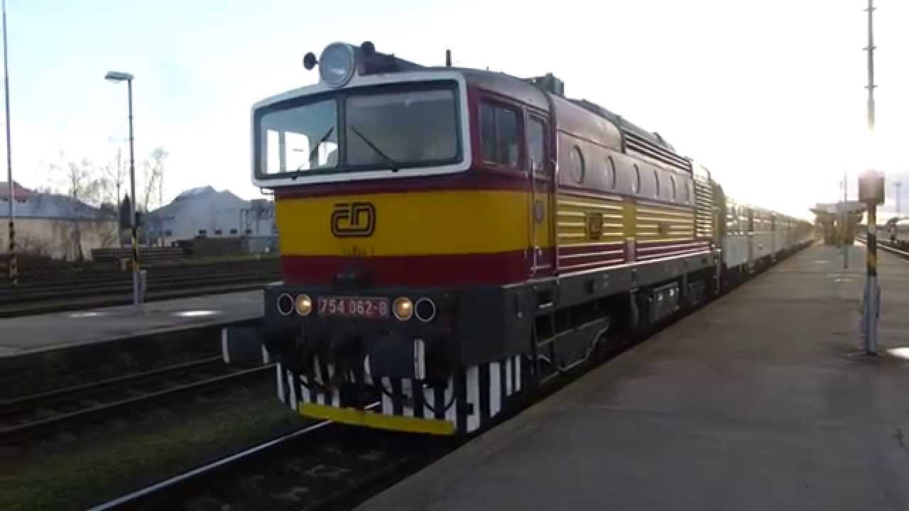 Sp 1729 "Cimburk", Veselí nad Moravou, 19.12.2014 - YouTube