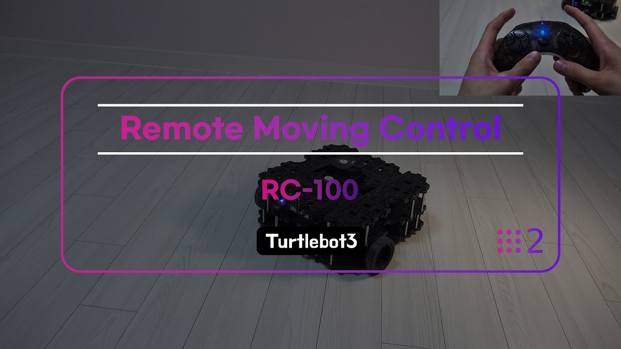 [Turtlebot3] Remote Moving Control: RC-100 - YouTube