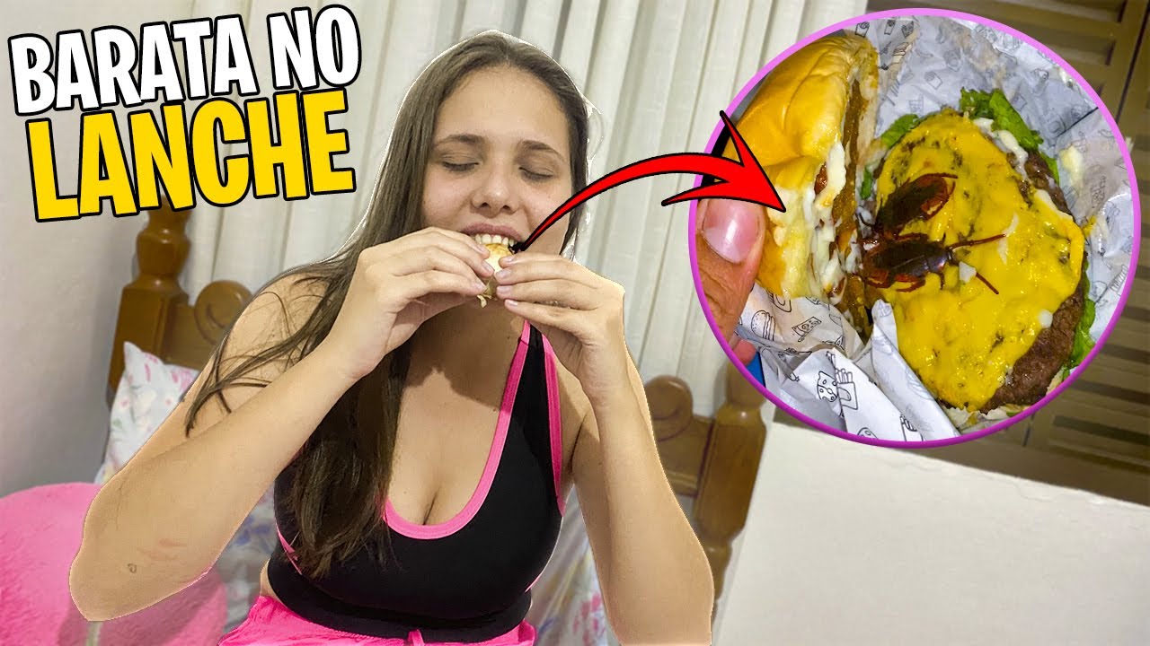 Coloquei Uma Barata No Lanche Da Minha Namorada Trollagem Youtube