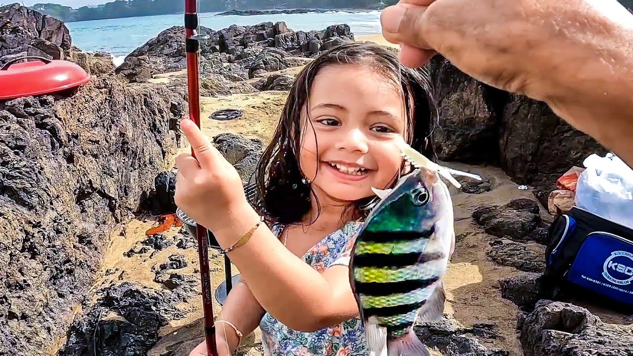Tide Pool Fishing and Barbecue | Tobago Fishing 🇹🇹 - YouTube
