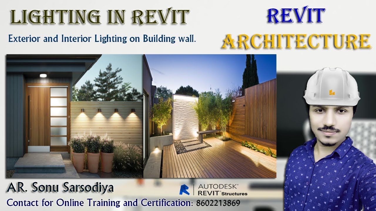 Lights in Revit Architecture | Interior and Exterior Lights on Wall ...